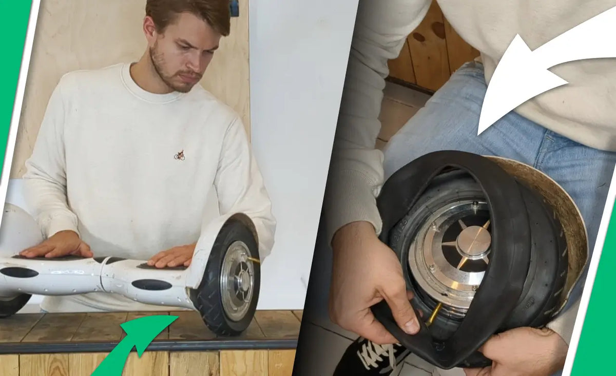 TUTORIAL | Changing an Hoverboard Tyre | MOOVMOOV