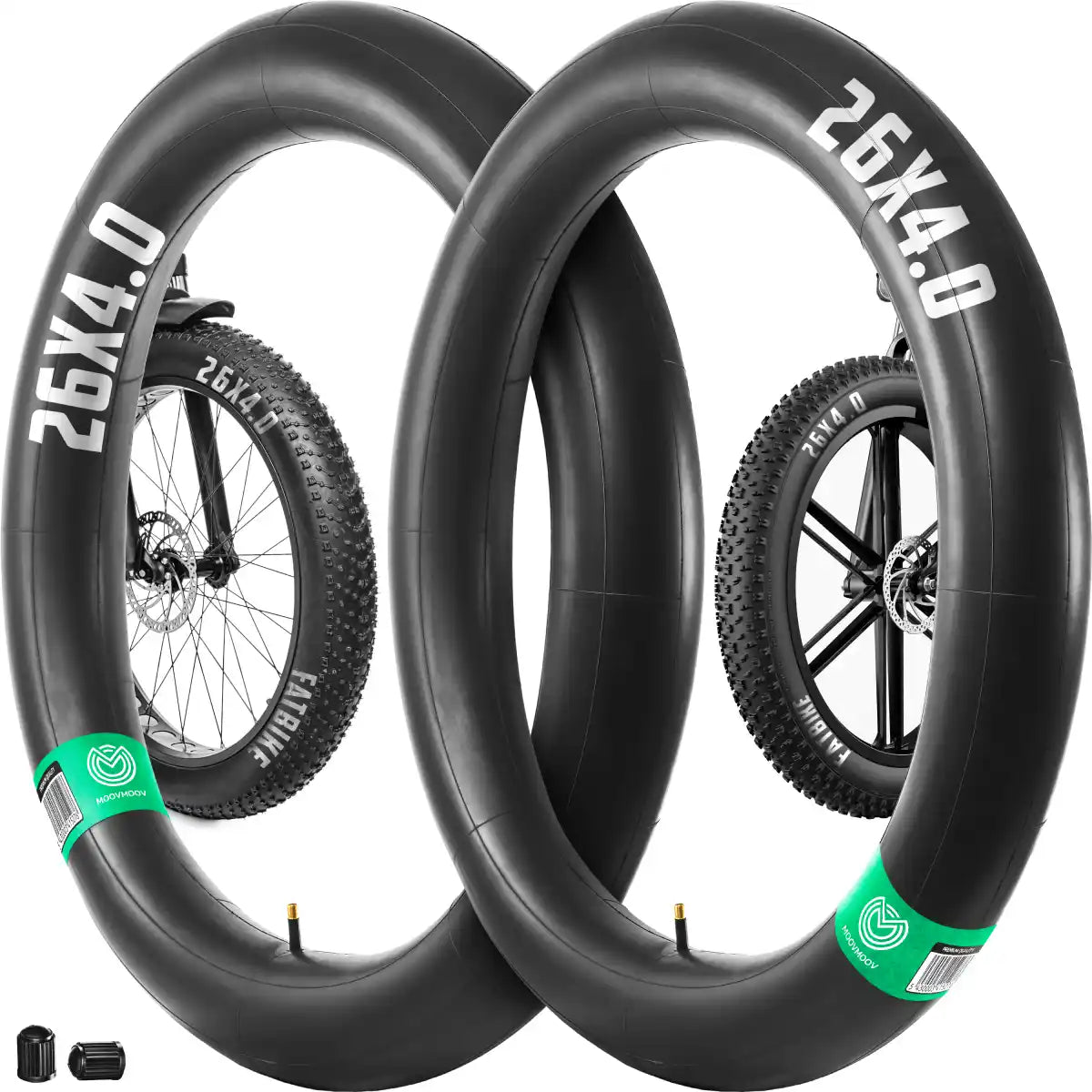 26x4.0 inner Tube with straight Valve | MOOVMOOV