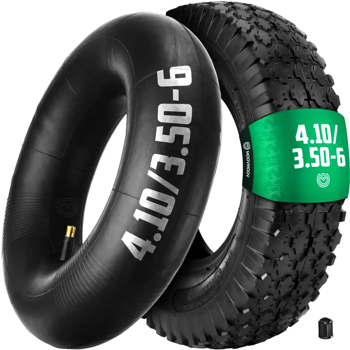 3.50-6 Tyre and Tube with straight Valve | MOOVMOOV