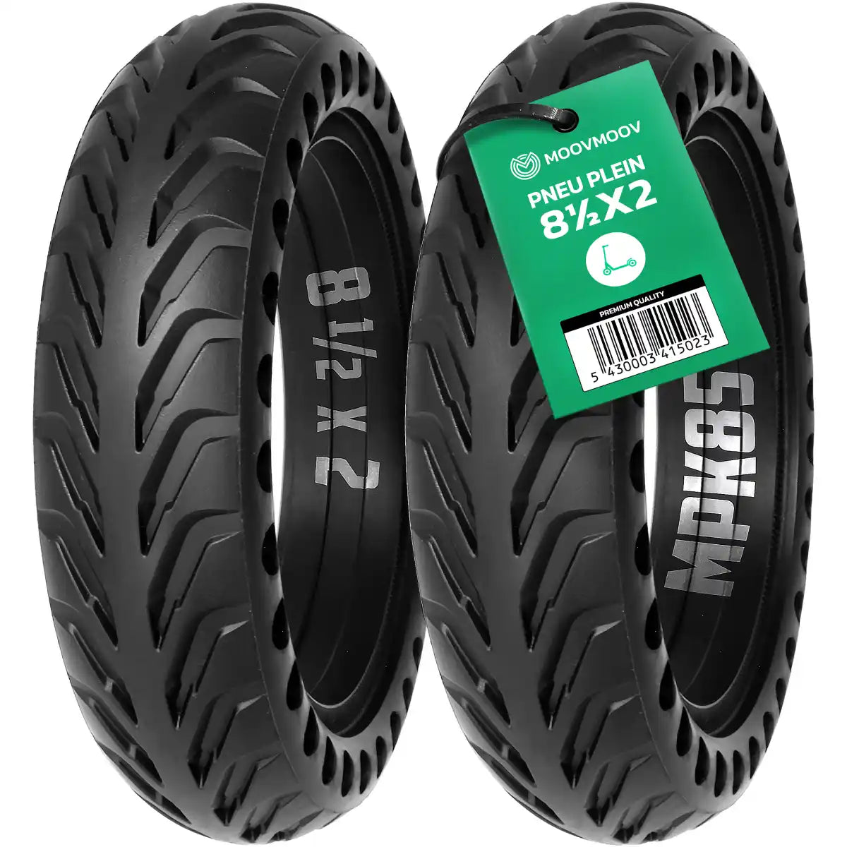 8 1/2x2 Solid Tyres (MPK85) | MOOVMOOV